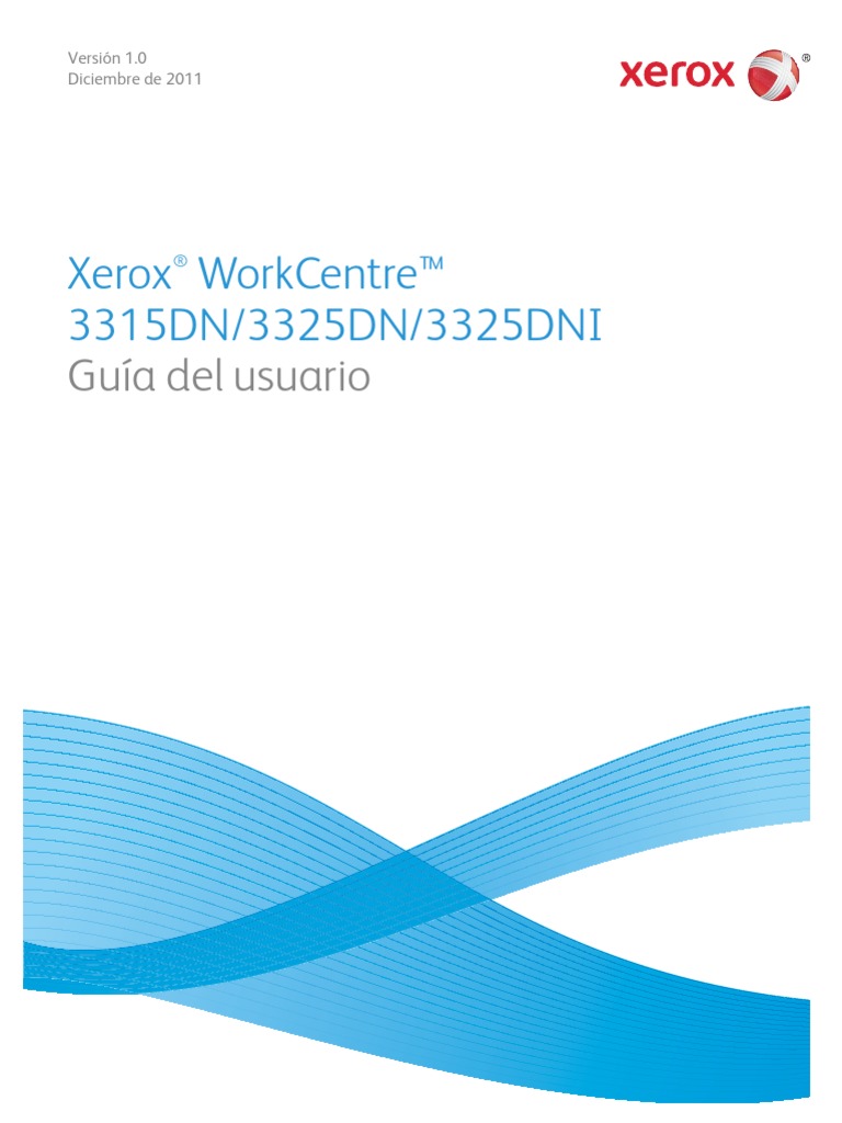 Guide - SP XEROX WORKCENTRE 3325 | PDF | Fax | Impresora (Computación)