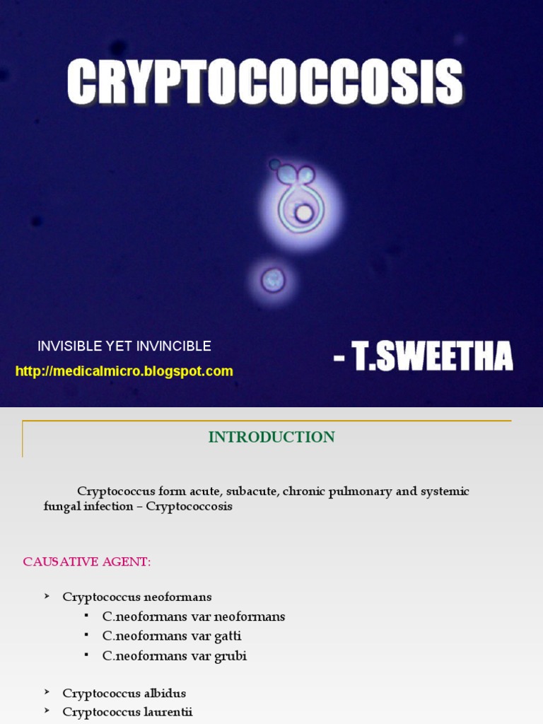 Cryptococcosis | PDF | Epidemiology | Health Sciences