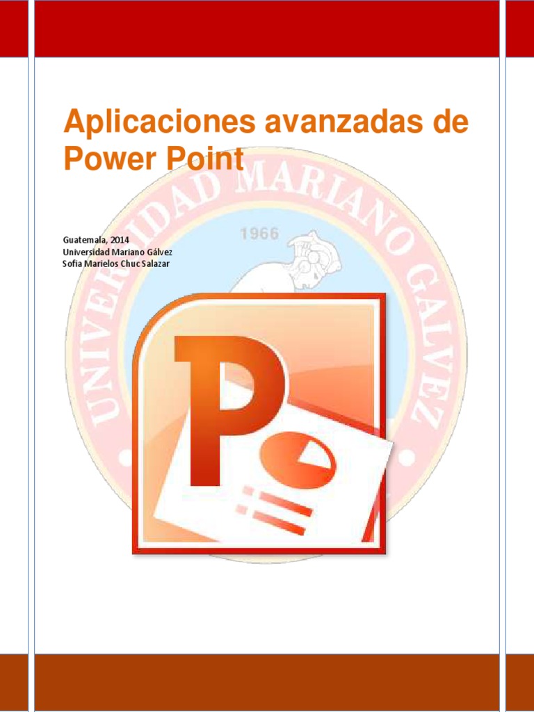 Aplicaciones Avanzadas de Power Point | PDF | Microsoft PowerPoint ...