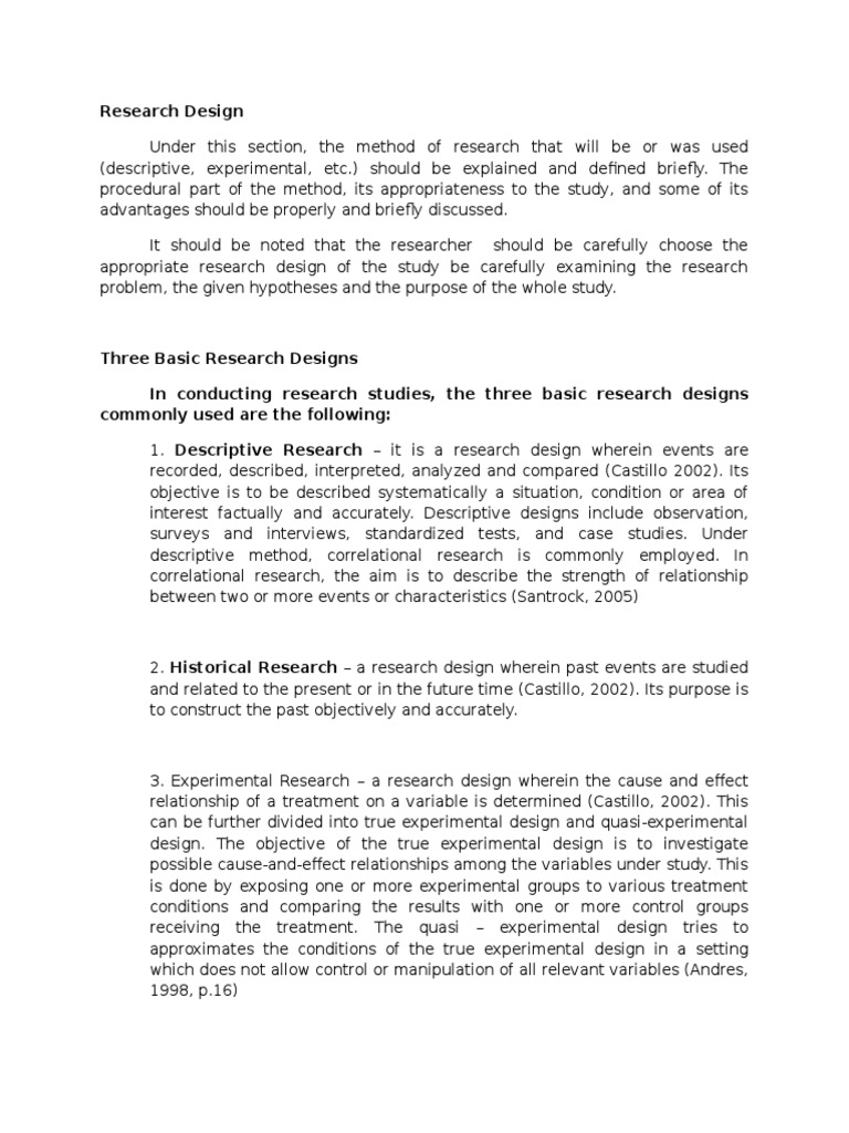 Research Design | PDF | Research Design | Design Of Experiments