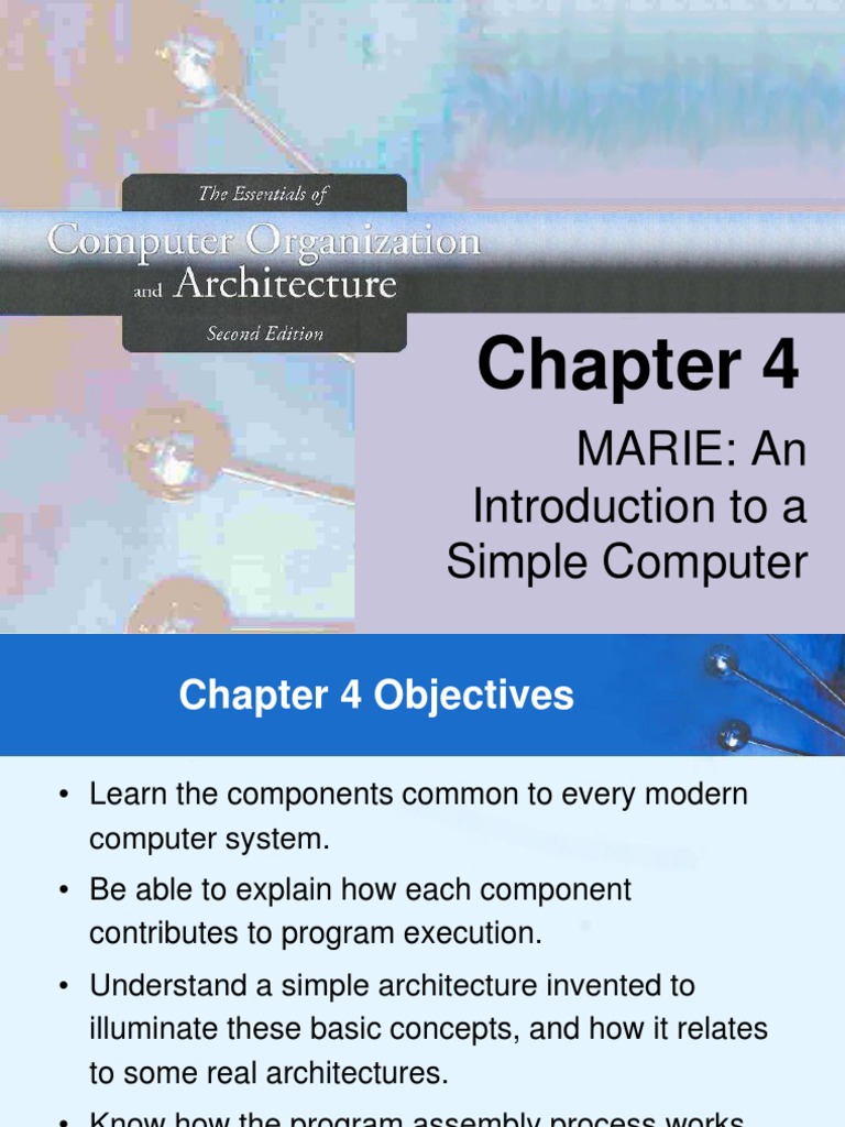 Marie: An Introduction To A Simple Computer | PDF | Instruction Set ...