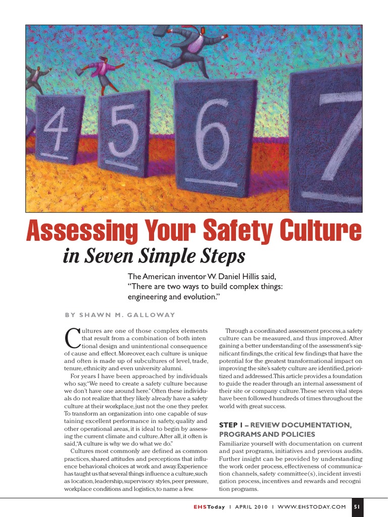 Assessing Your Safety Culture in Seven Simple Steps | PDF | Focus Group ...