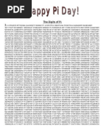 First 500 Digits of Pi | PDF | Technology & Engineering
