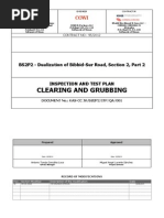 Roadworks Inspection Checklist | PDF | Road | Civil Engineering