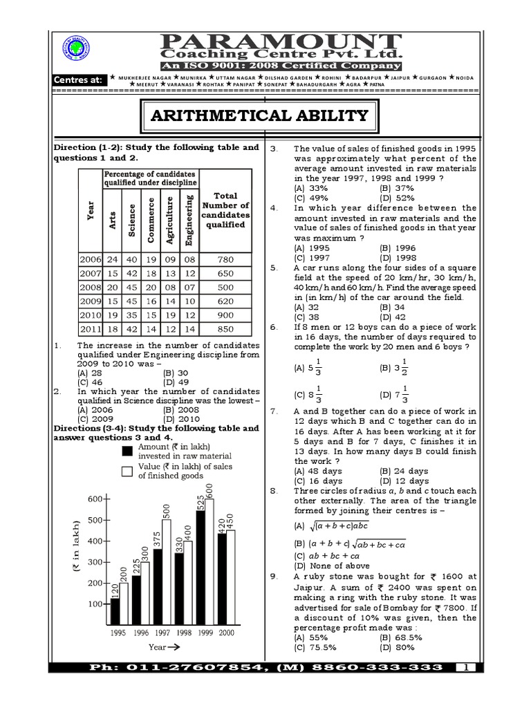 Arithmetical Ability: Centres at | PDF | Geometric Objects | Triangle Geometry