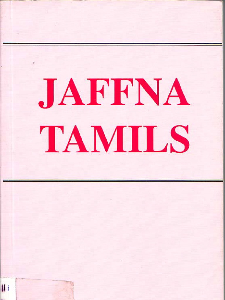 Jafna Tamils | PDF