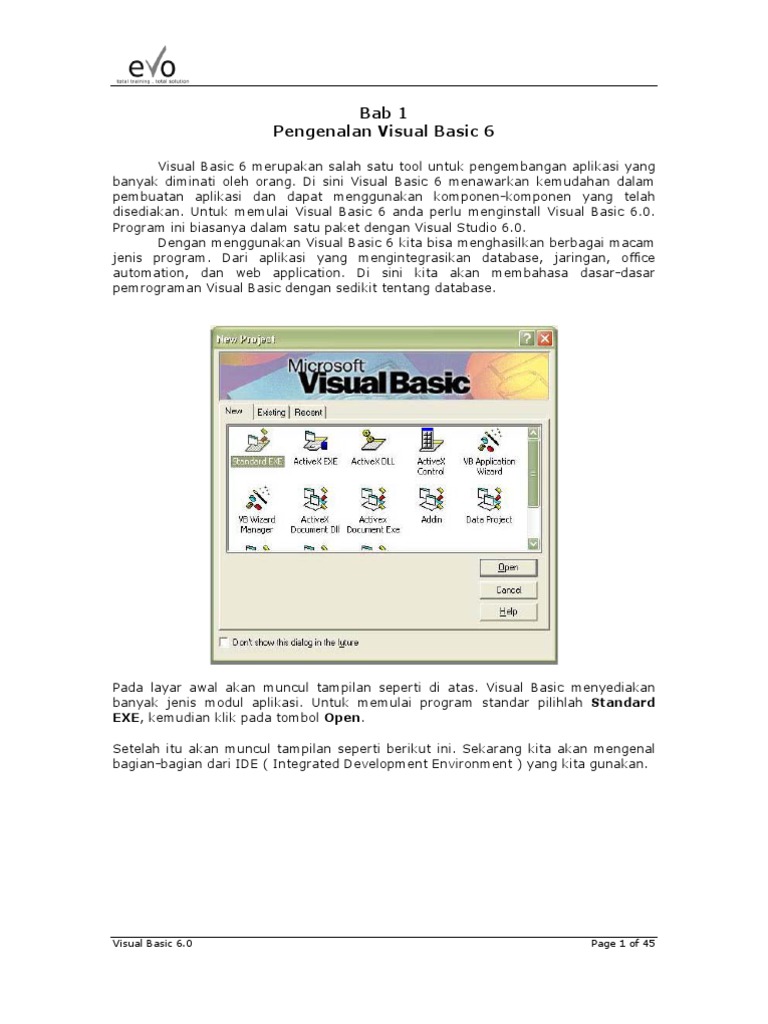 Visual Basic 6.0 Skripsi | PDF