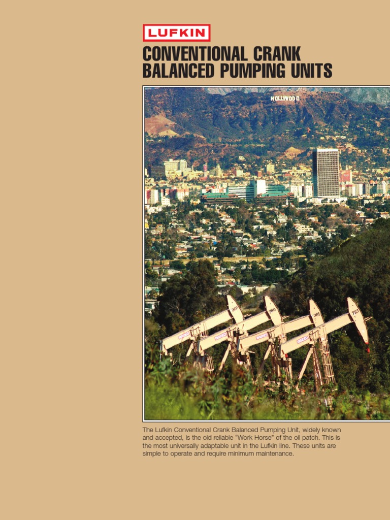 Conventional Crank Balanced Pumping Units - Lufkin | PDF | Negligence ...