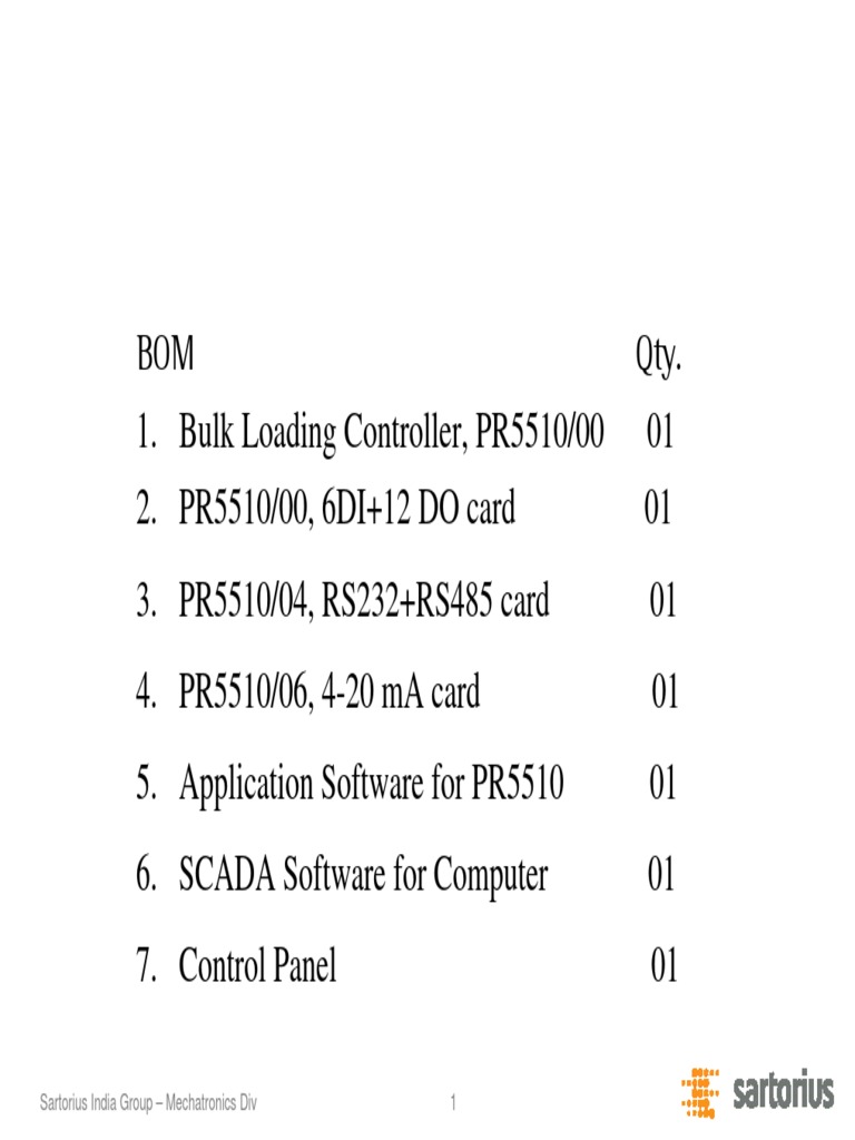 Bulk Loading Controller System Guide | PDF | Finance & Money Management