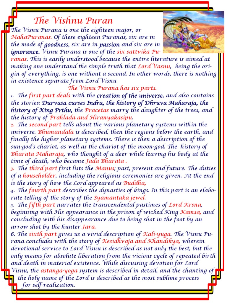 3.. Vishnu Purana | PDF