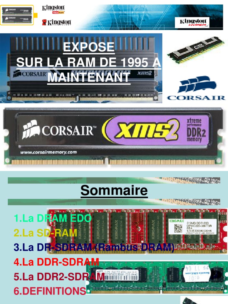 Expose Ram Eric | PDF | Électronique | Données informatiques