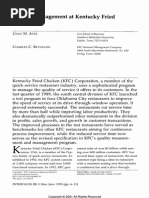 KFC ROCC Audit Overview and Standards | PDF