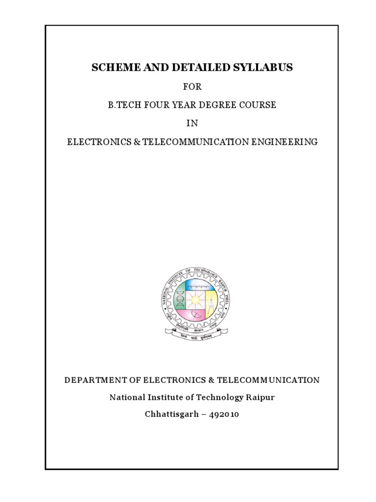 NITRR Syllabus | PDF | Operational Amplifier | Amplifier