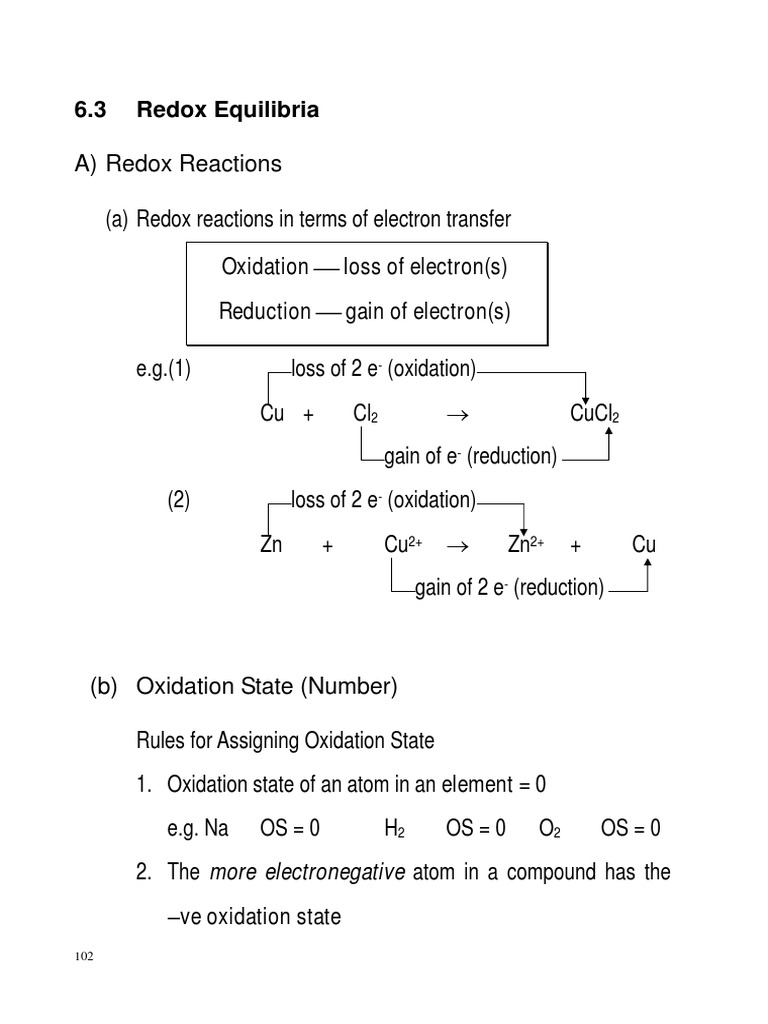 Redox Reactions and Electrochemical Cells | PDF | Redox | Electrochemistry