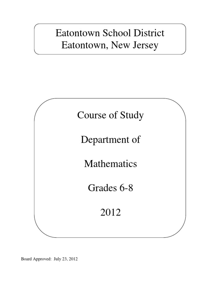 Mathematics 6-8 PDF | Download Free PDF | Area | Educational Assessment