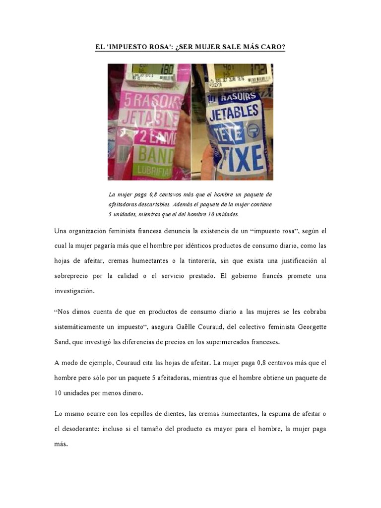 Impuesto Rosa | PDF