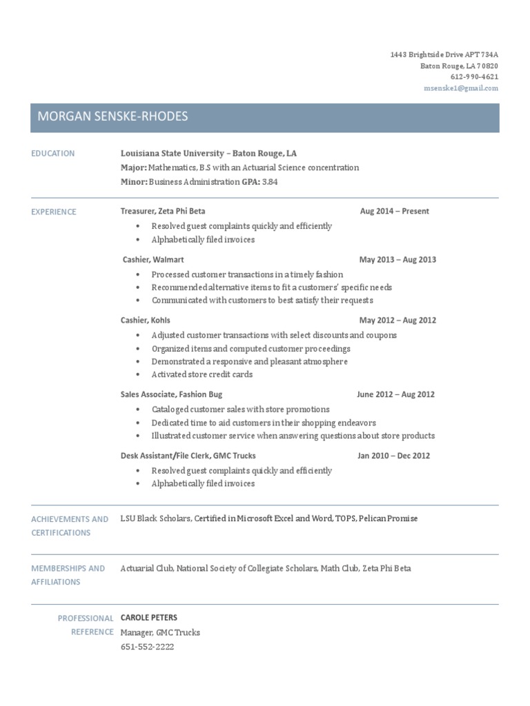 Morgan Resume | PDF