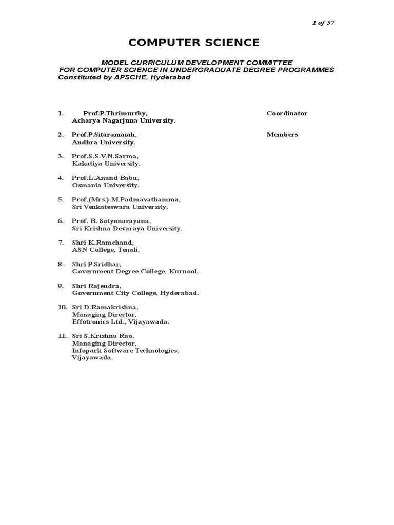 3 BSC Computer Science | PDF | Relational Database | Databases