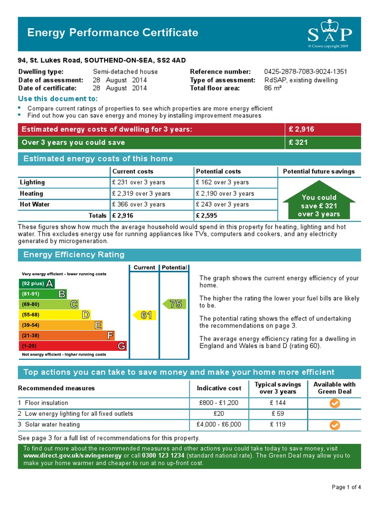 PDF Epc | PDF | Efficient Energy Use | Water Heating