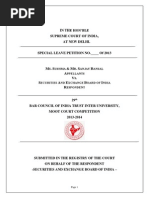 Ibc Moot Memorial | PDF | Security Interest | Bankruptcy