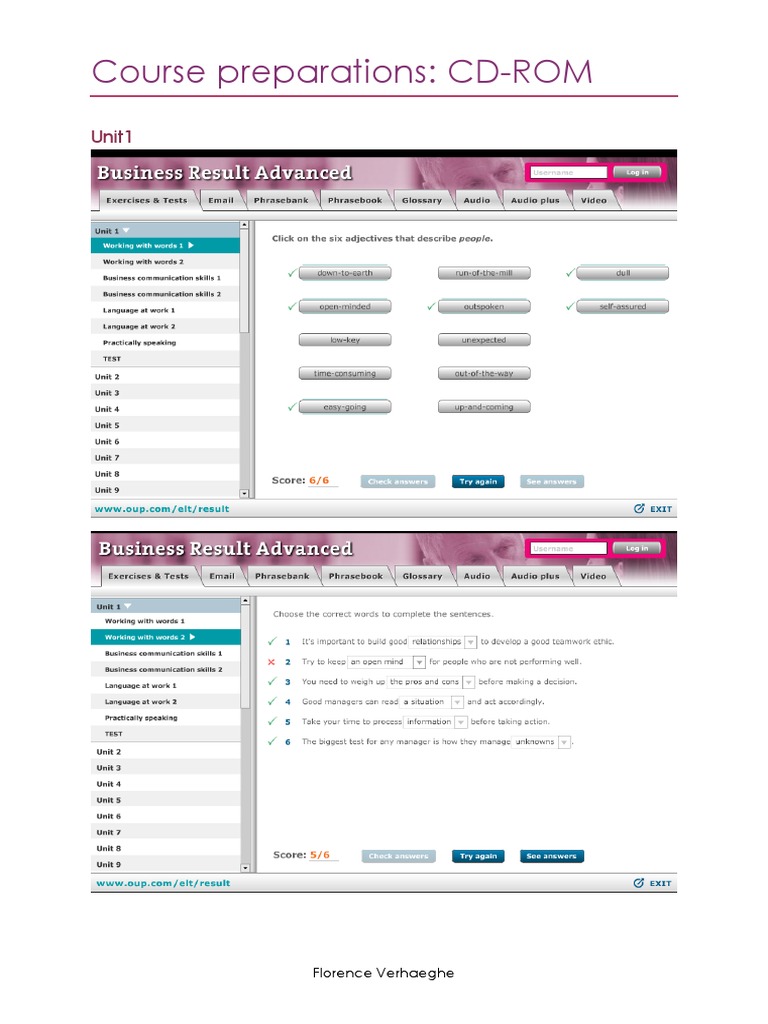Course Prep: CD-ROM Units | PDF | Language Arts & Discipline