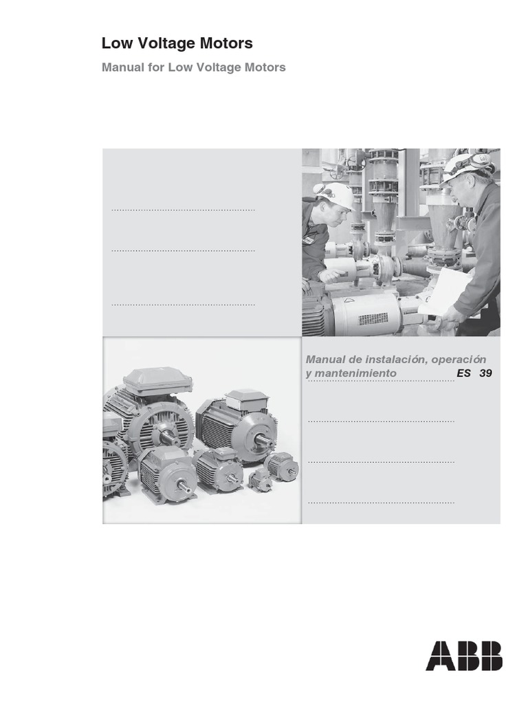 Motor ABB | PDF | Lubricant | Aluminium
