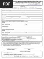 Formulário de VT 2020 - Transporte | PDF