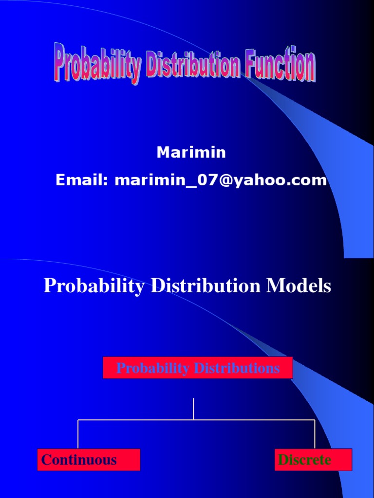 Distribution Function | PDF | Probability Distribution | Poisson ...