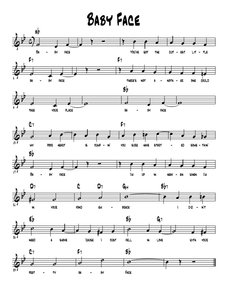 Baby Face | PDF