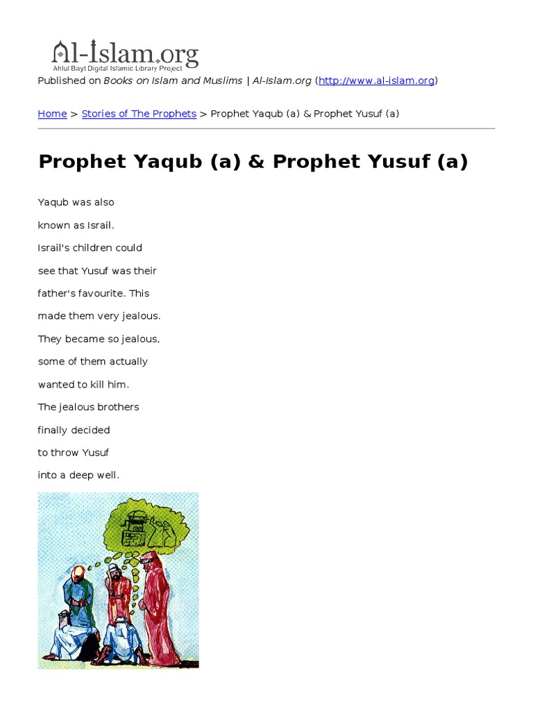 Story of Prophet Yaqub and Yusuf | PDF | Religion & Spirituality