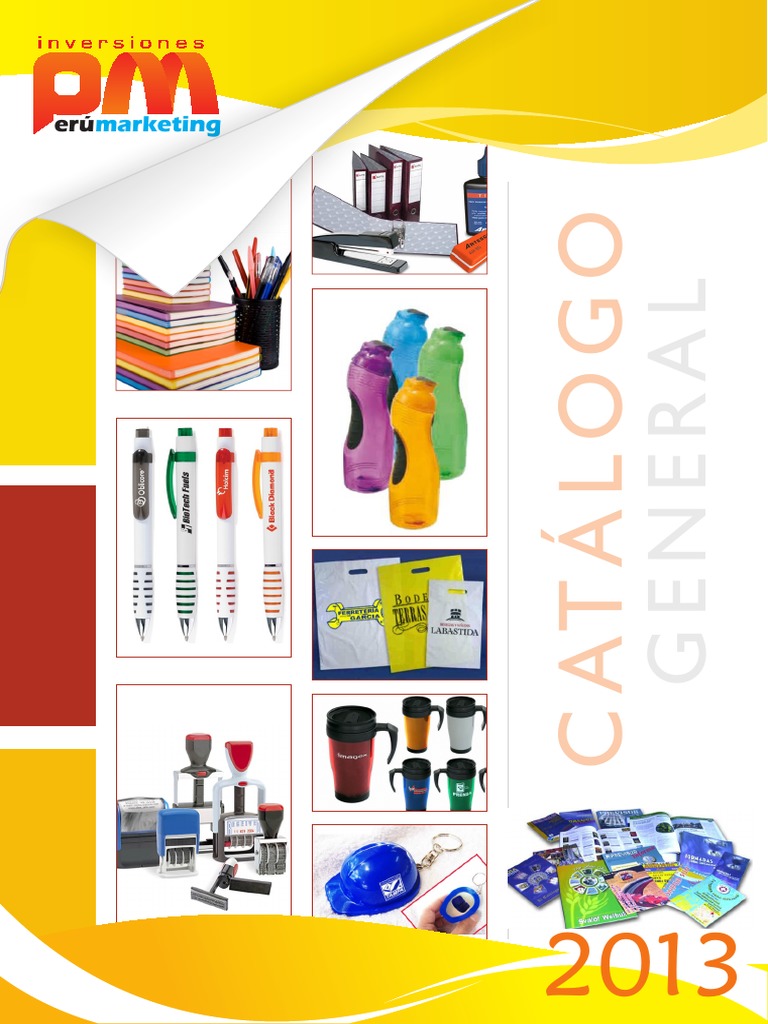 Catalogo Peru Marketing | PDF | Impresora (Computación) | Diseño gráfico