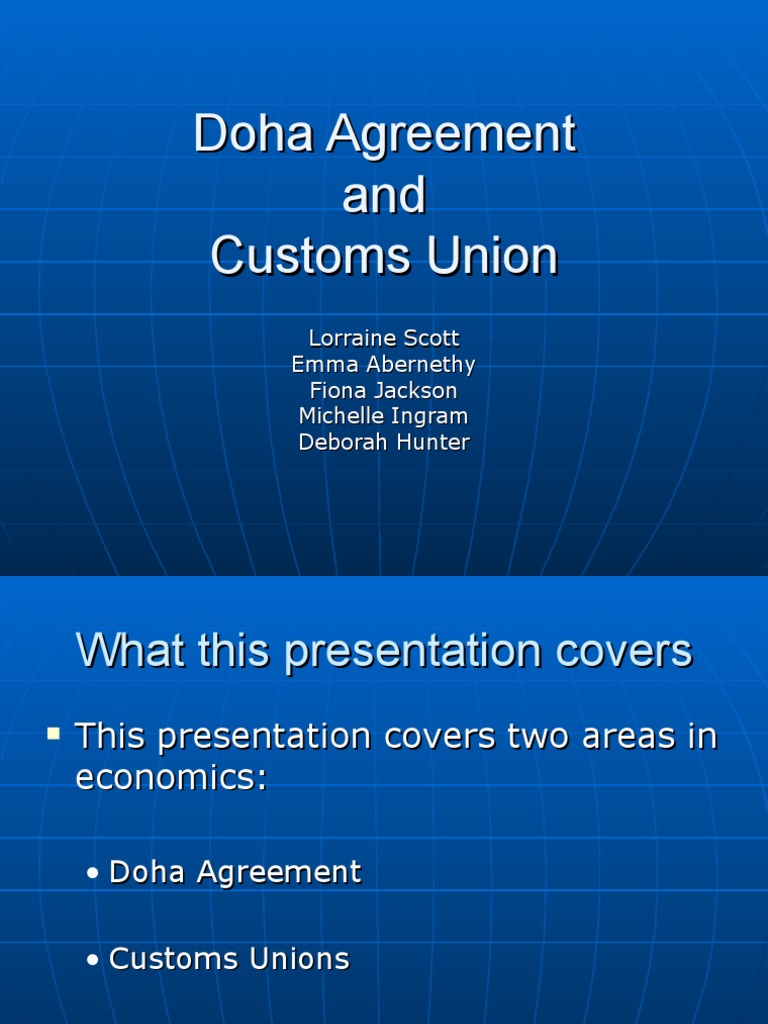 Doha | PDF | Doha Development Round | Trade Agreements