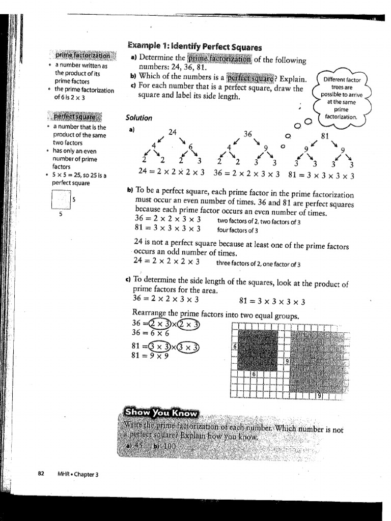 Perfect Squares | PDF