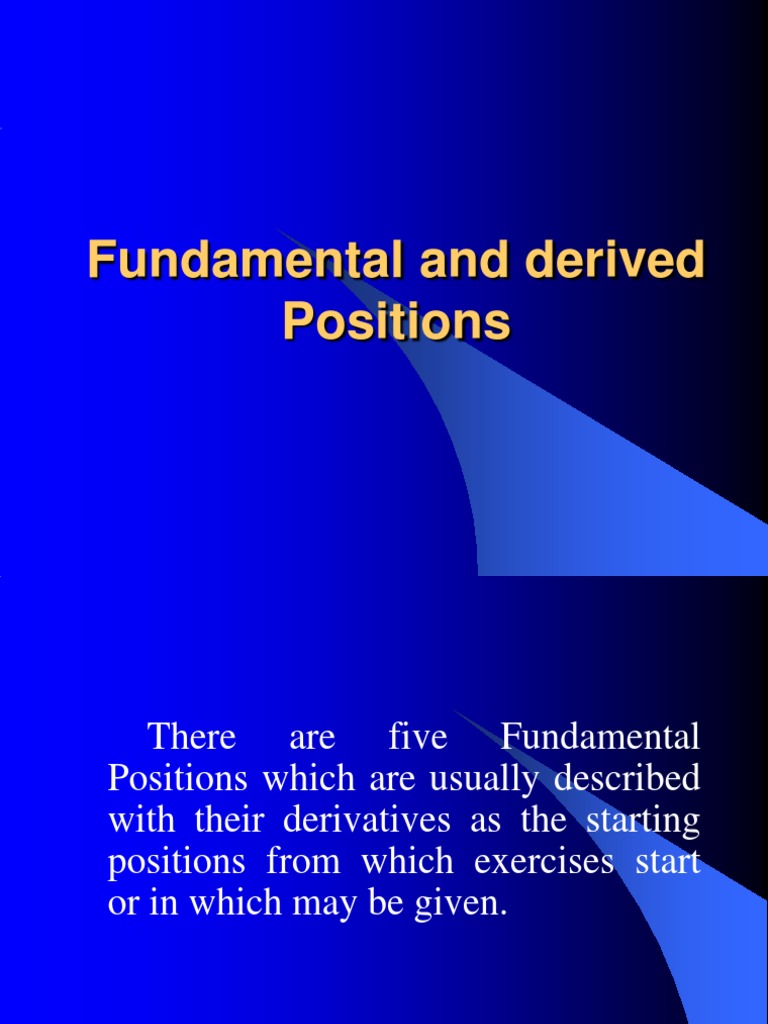 Fundamental Positions | PDF | Anatomical Terms Of Motion | Pelvis