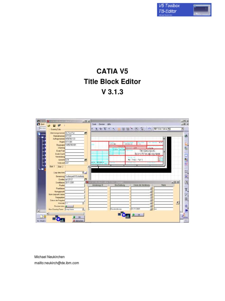 Title Block Editor Catia Eng v5 | PDF | Software Bug | C (Programming Language)