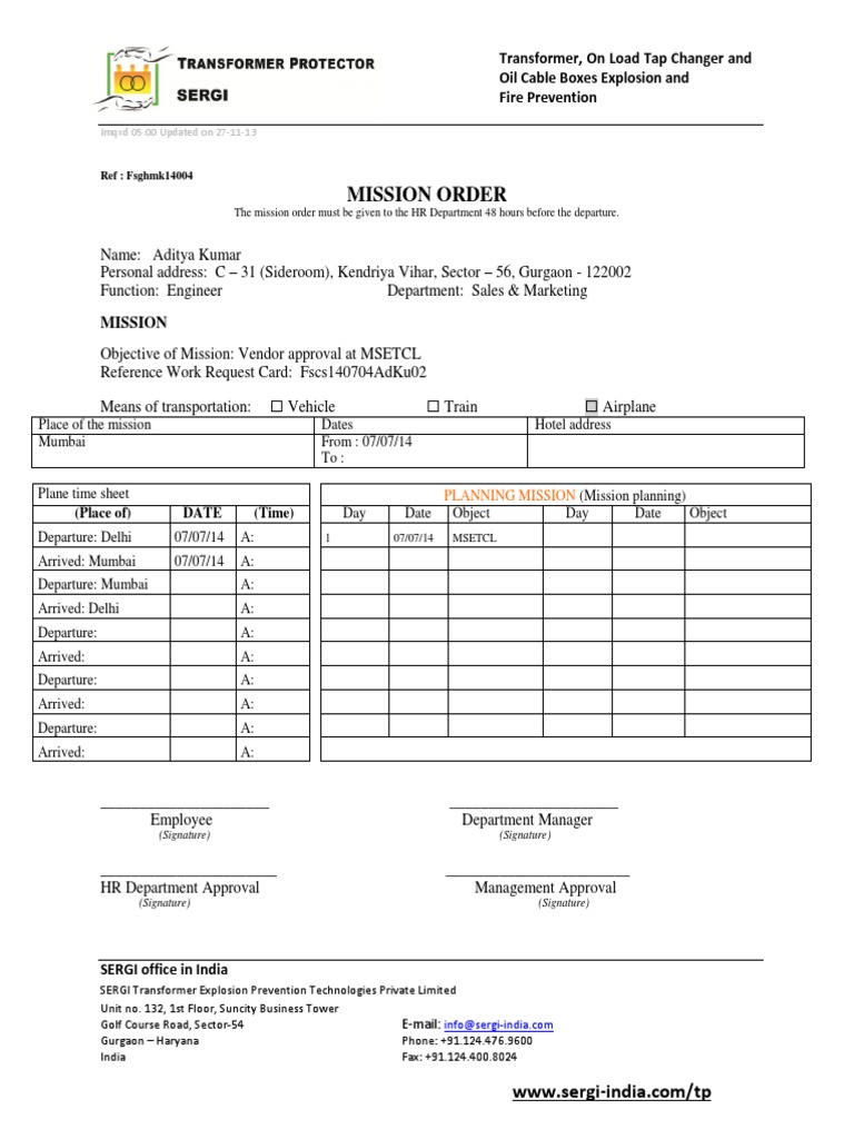 Transformer Explosion Prevention Mission | PDF | Business | Technology ...