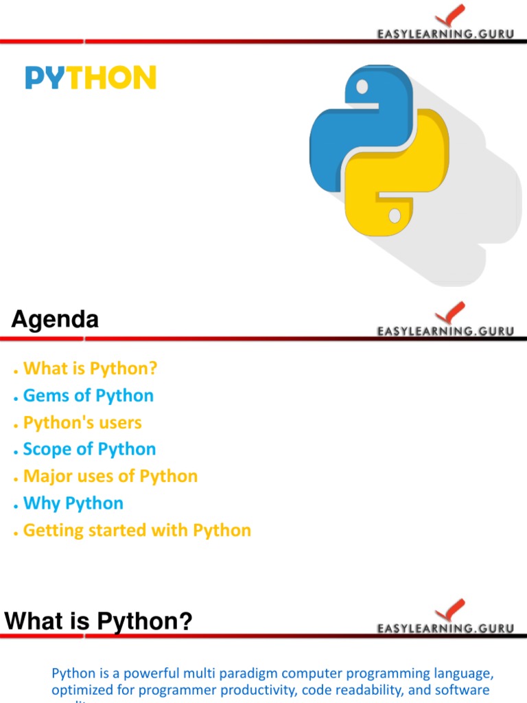 Python EasyLearning Guru | PDF | Computers