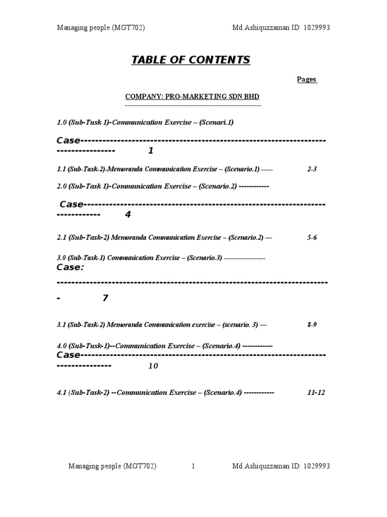 Pages: Managing People (MGT702) MD - Ashiquzzaman ID: 1029993 | PDF ...