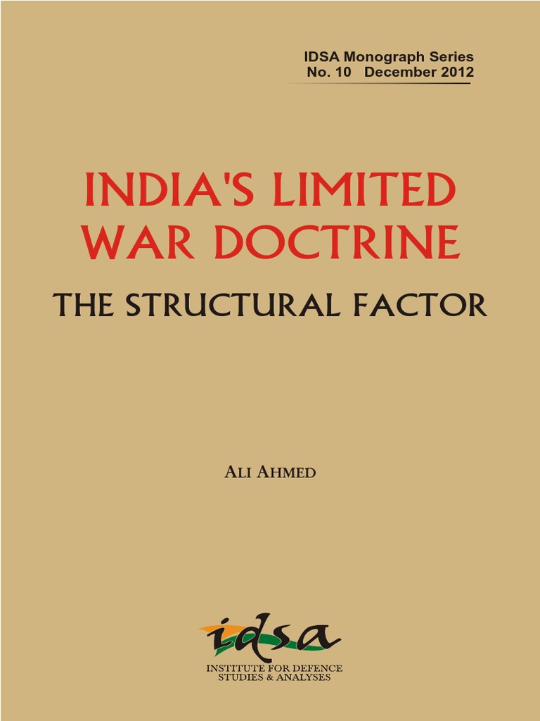 India's Limited War | PDF | Deterrence Theory | Crime & Violence