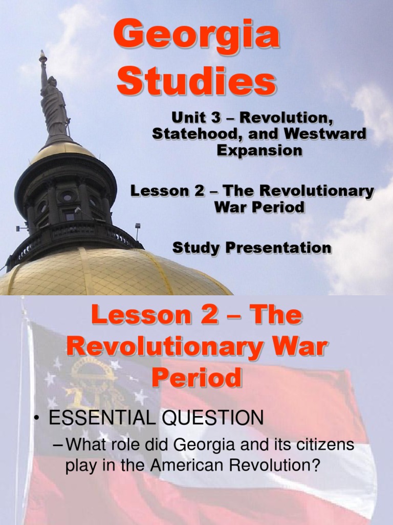 Powerpoint Notes Unit 3 Lesson 2 The Revolutionary War Period | PDF ...