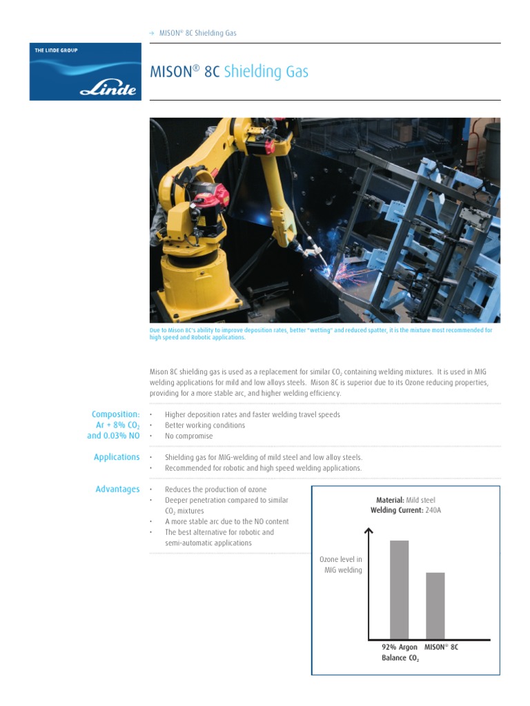 MISON 8C Shielding Gas | PDF | Welding | Construction