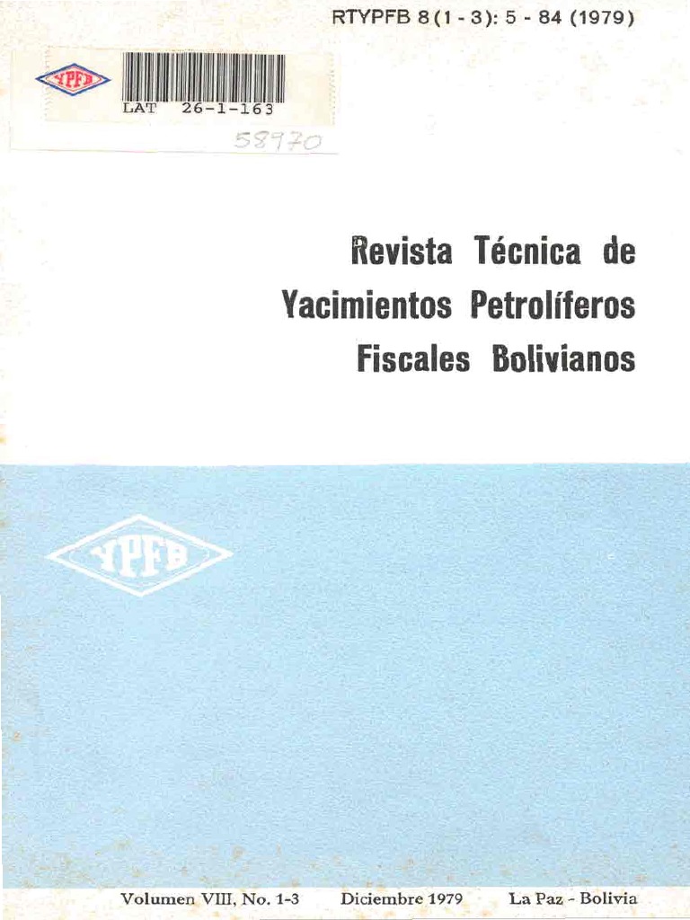 Revista Tecnica de YPFB | PDF
