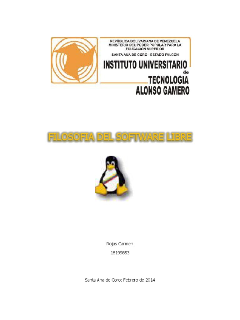 Filosofia Del Software Libre | PDF | Software libre | Programa de computadora