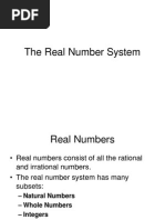 Real Number Chart: LSC-O Learning Center Real Numbers | PDF | Rational ...