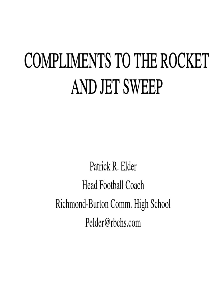 Rocket & Jet Sweep Football Guide | PDF | American Football | National ...