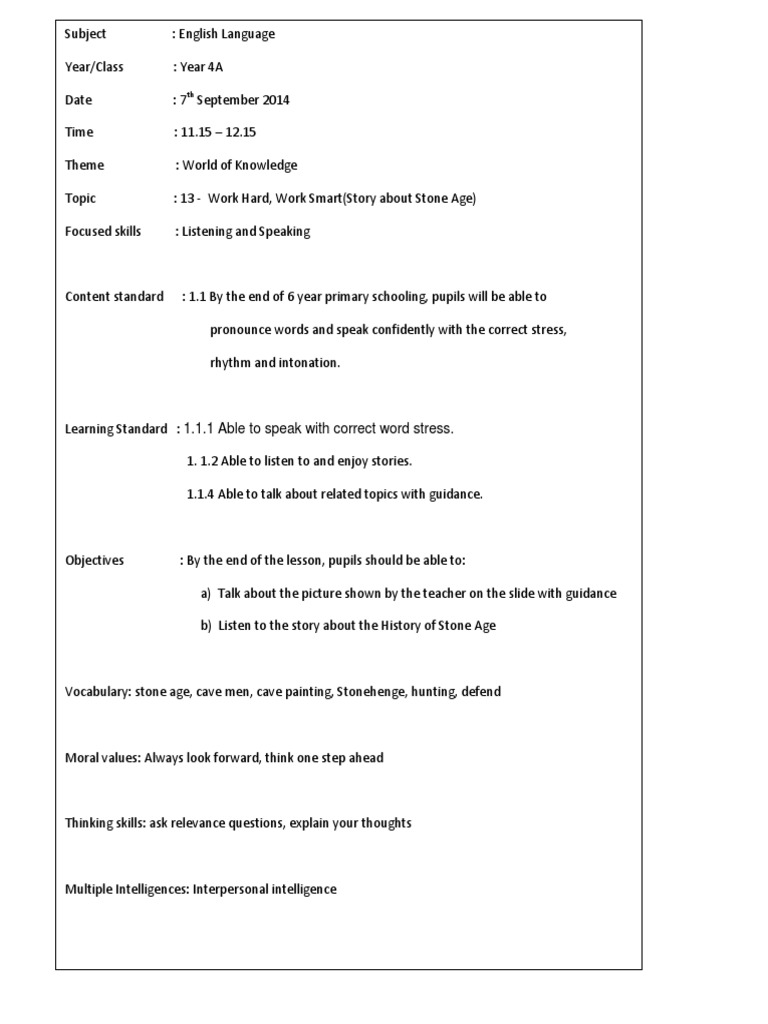 lesson-plan-year-4-listening-and-speaking-lesson-plan-human