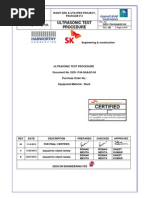 UT Procedure For Thickness Measurement Rev 07 | PDF | Calibration ...