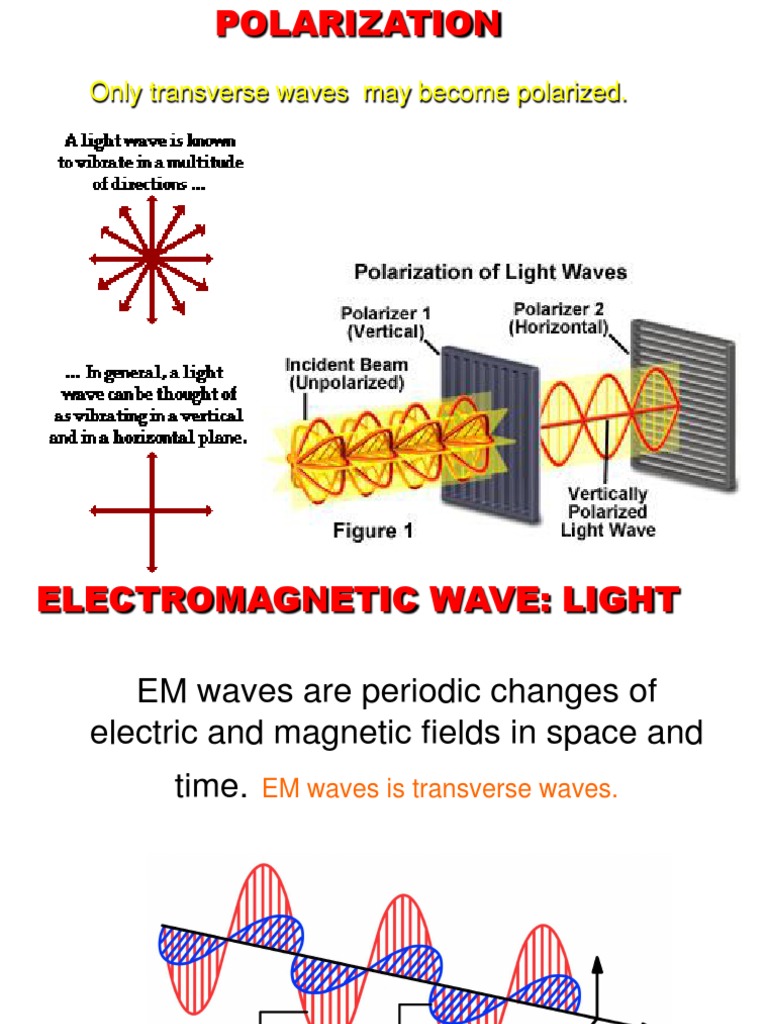 Polarisation PPT | Polarization (Waves) | Electromagnetic Radiation