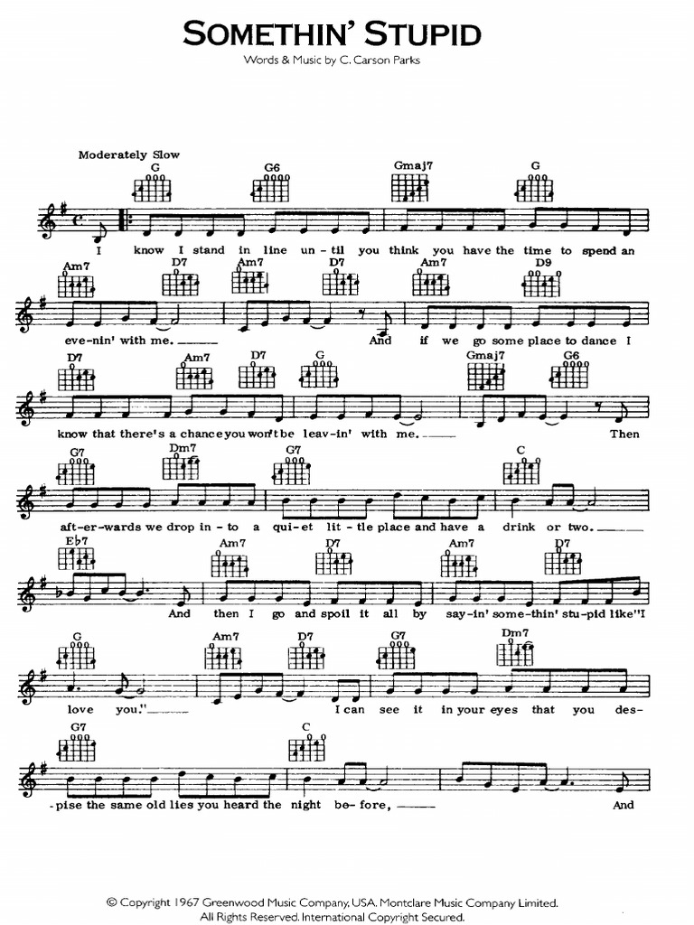 Something Stupid PDF | PDF