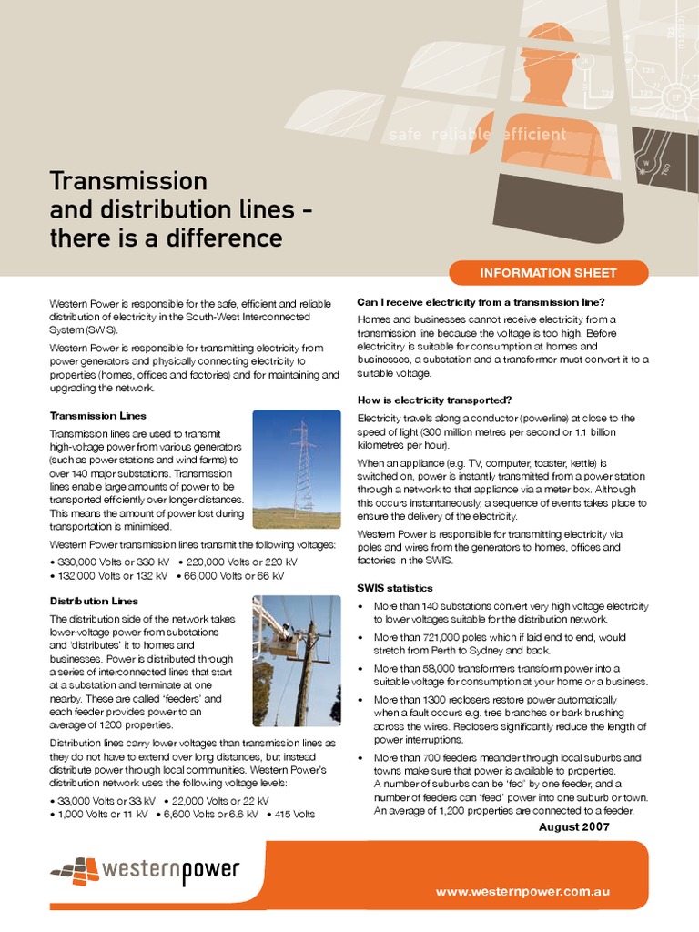 Transmission and Distribution Lines - There Is A Difference ...